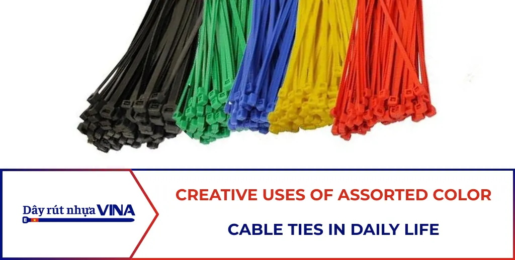 Creative uses of assorted color cable ties in daily life - VIETNAM ...